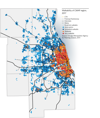 Development trends and housing affordability by walkability in the CMAP ...